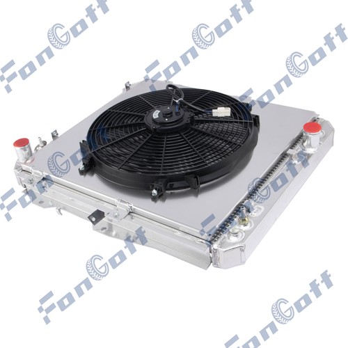 3 Row Radiator Shroud Fan For Toyota Hilux Surf KZN130 1KZ-TE 3.0TD ...