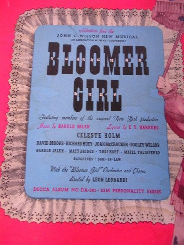 BLOOMER GIRL MUSICAL 1944 DECCA 78 RPM 10" 7 Record Set Original | eBay