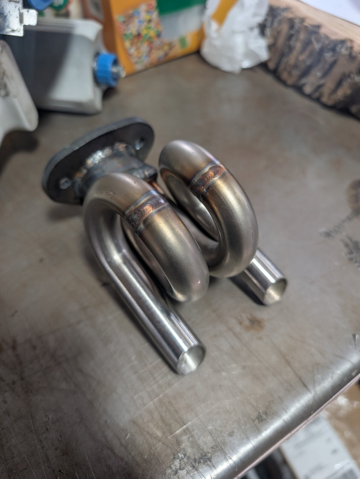 Husqvarna rams horn extreme dual port muffler mod pipe 592XP 592 XP 585 ...