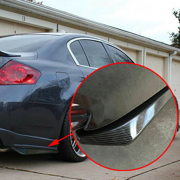 2pcs For Acura TSX TLX ILX MDX Carbon Fiber Rear Bumper Splitter ...