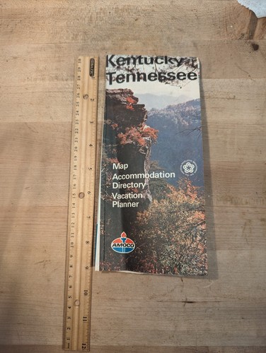 Vintage Amoco Gas Oil Kentucky Tennessee Road Map Atlas Travel | eBay
