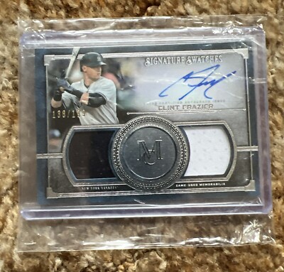 Clint Frazier Signature Swatches Topps Certified Autograph Issue 2019 ...