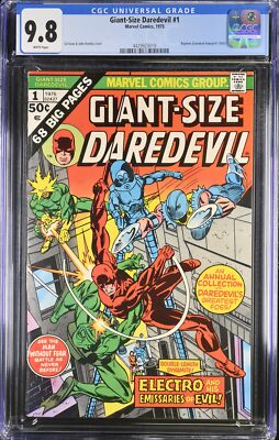 Giant-Size Daredevil #1 - Marvel Comics 1975 CGC 9.8 Reprints Daredevil Annual # | eBay