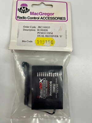 MacGregor PCM10X 10 channel Dual Conversion Receiver 35 MHz R1000DS. No ...