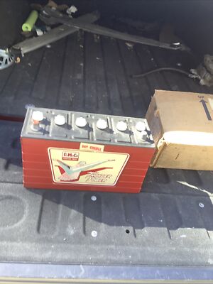 Nos 1956 Ford Fairlane Crown Vic Nos Thunder Power Battery B6A-10654-C ...