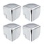 4pcs 50mm Case Metal Corner Angle Brace Protectors Box Chest Trunk ...