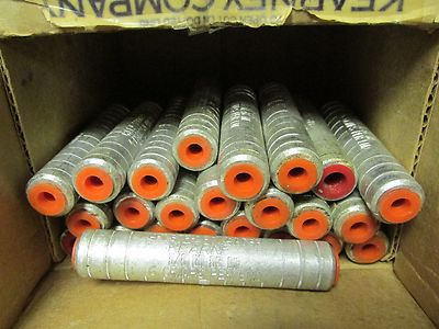 *LOT OF 25 NEW 30009 ALUMINUM TRIPLEX NEUTRAL 5/8 SPLICING SLEEVES ...