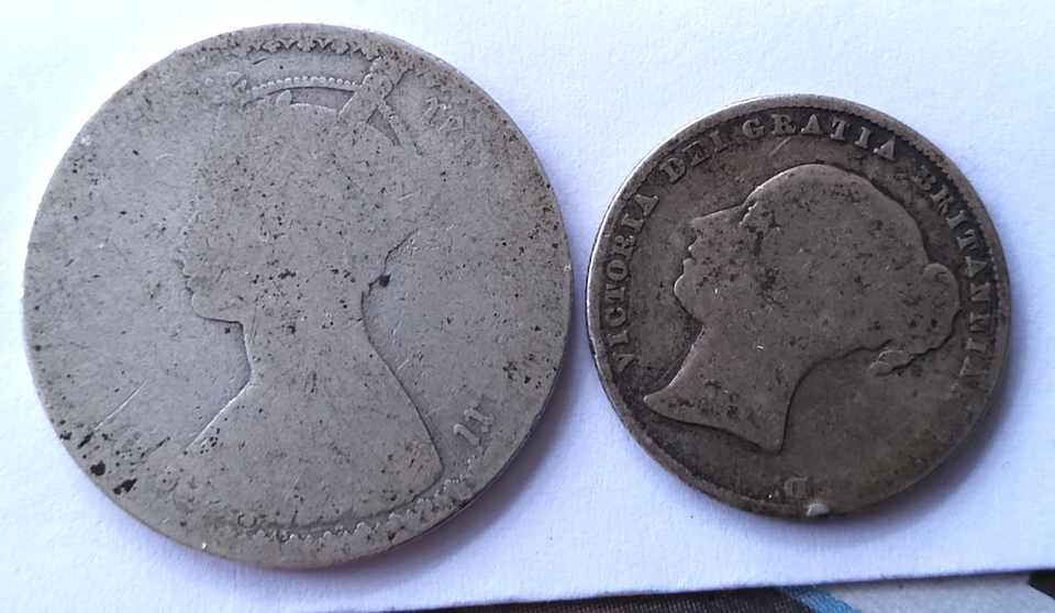 William 1V, Victoria, George V, George 111, Edward V11 silver Coins ...