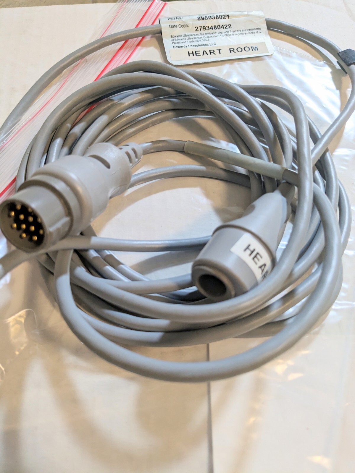 EDWARDS LIFESCIENCES - 896038021 - TRUWAVE REUSABLE MEDICAL CABLE ...