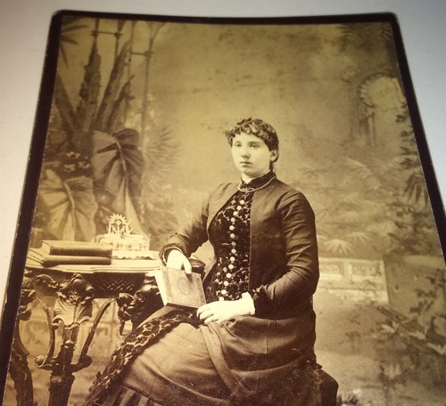 Antique Lovely Victorian Fashion Lady, Books! Inkwell Rochester NY ...