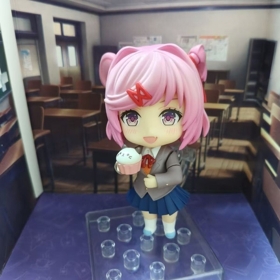 Doki Doki Natsuki Nendoroid 2077 PVC Doll Toys Literature Club! Quality ...