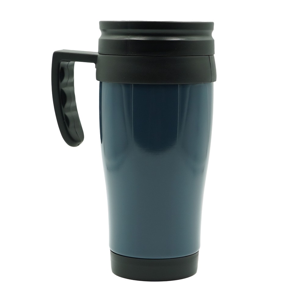 Thermos 14 oz. Foam Insulated Travel Mug - Charcoal/Navy | eBay