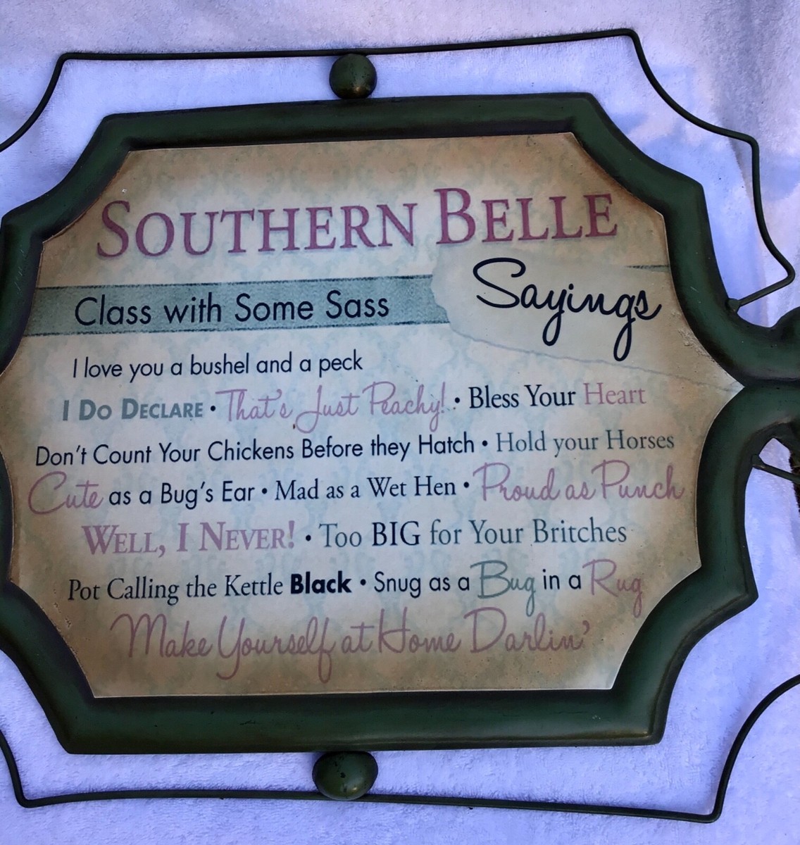 Southern Belle Phrases