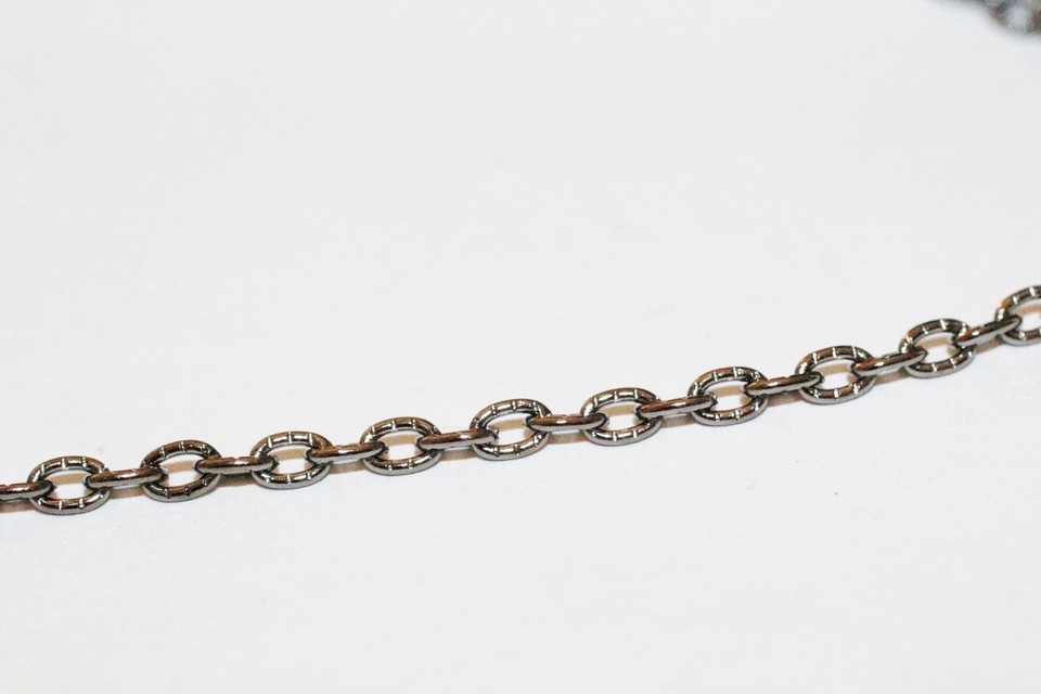25ft 4x3mm Gunmetal Cable Chain links-unsoldered 1 day Shipping | eBay
