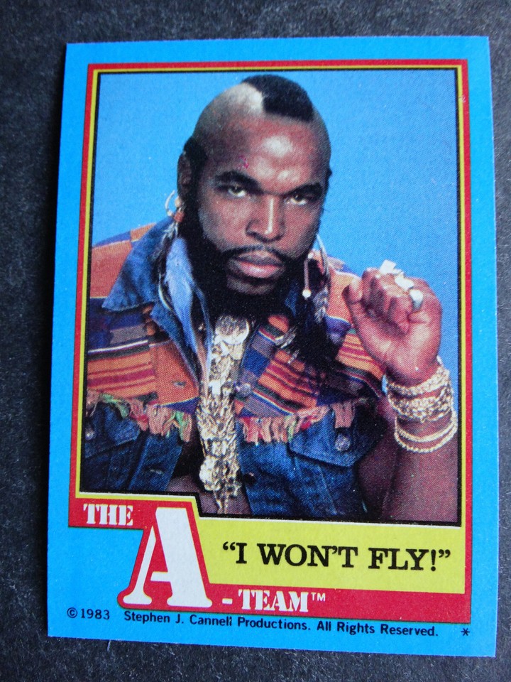 1983 Topps The A-Team Tv Show Trading Card Complete Your Set You U Pick ...