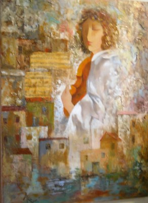 DREAMERS JOURNEY by Arbé a BEAUTIFUL Original Oil Painting 40” X 30 ...