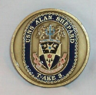 USNS Alan Shepard T AKE 3 US Navy Ship Challenge Coin | eBay
