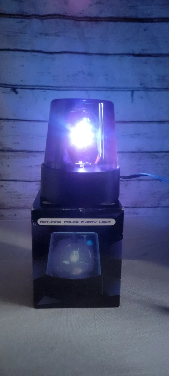 Rotating Police Lights Party