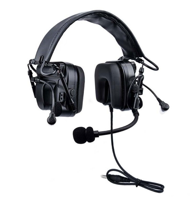Military Comtact IV Tactical Headset In-Ear Sound Noise Reduce ...