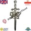 Scottish Kilt Pins Various Design Chrome Finish 4" Highland Pin ...