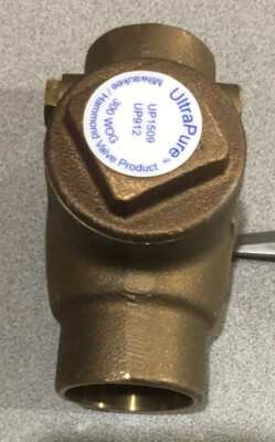 Milwaukee Hammond UP 1509 UP912 UltraPure 1-1/2" sweat Swing check ...