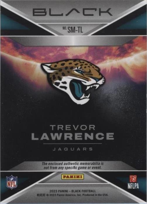 2023 Panini Black Trevor Lawrence #SM-TL | eBay