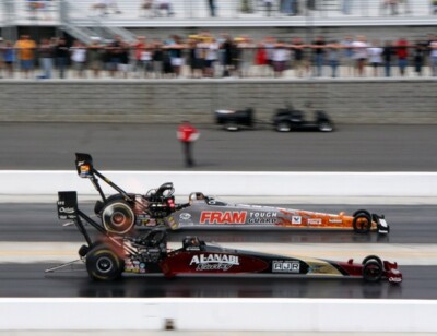 LARRY DIXON & CORY MAC TOP FUEL CARS ON TRACK 8X10 GLOSSY PHOTO #1 | eBay
