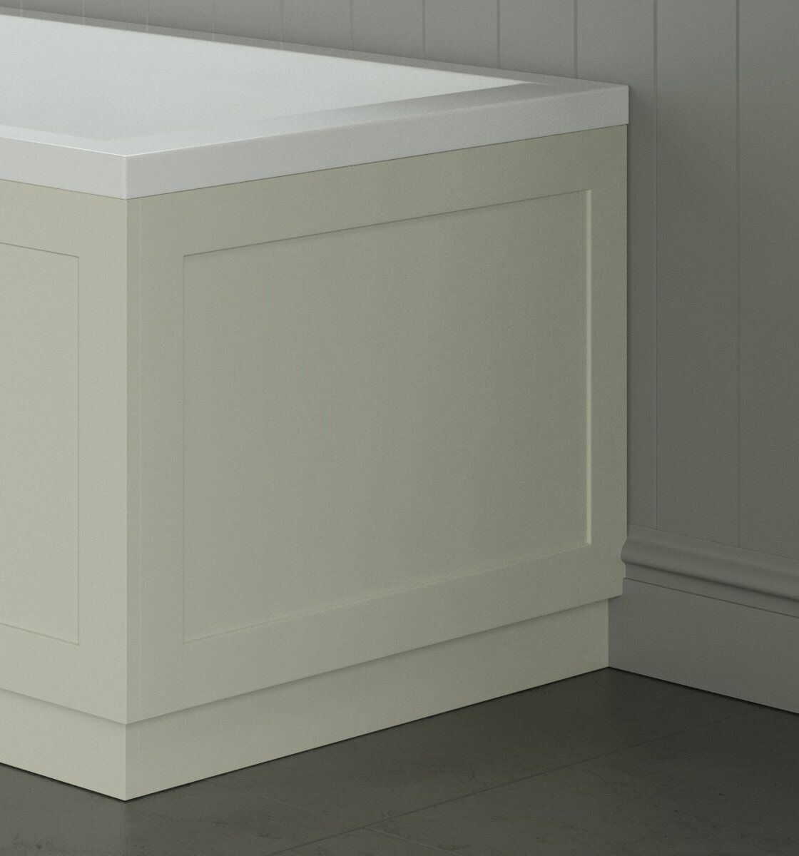 Traditional Bathroom MDF Wooden Bath 18mm Adjustable Front/End Panel ...