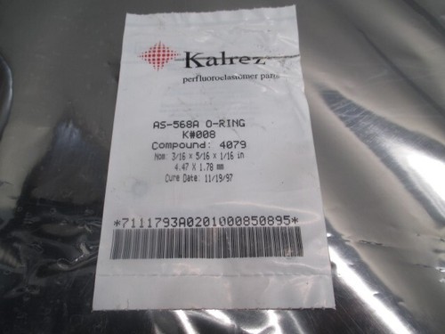 Kalrez AS-568A O-RING K# 008, COMPOUND 4079, 113913 | eBay