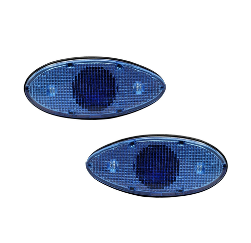 2Pcs Blue JDM Side Marker Lights Clearance Lamp for Trailer RV Truck | eBay