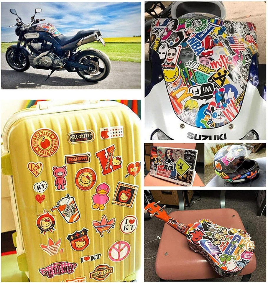 200/300/400 Skateboard Stickers Bomb Laptop Luggage Decals Dope Sticker ...