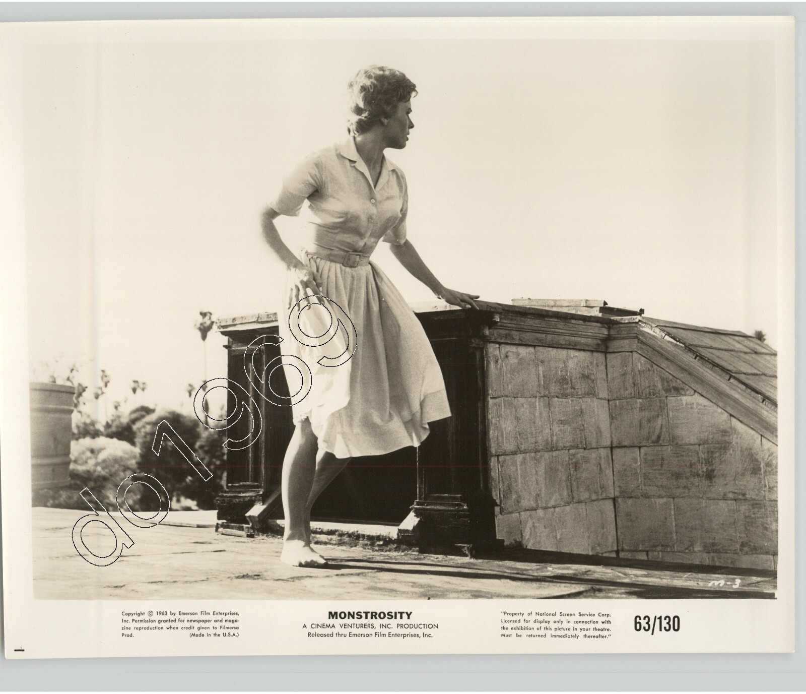 Actress ERIKA PETERS of MONSTROSITY. 1963 Press Photo Hollywood Film | eBay