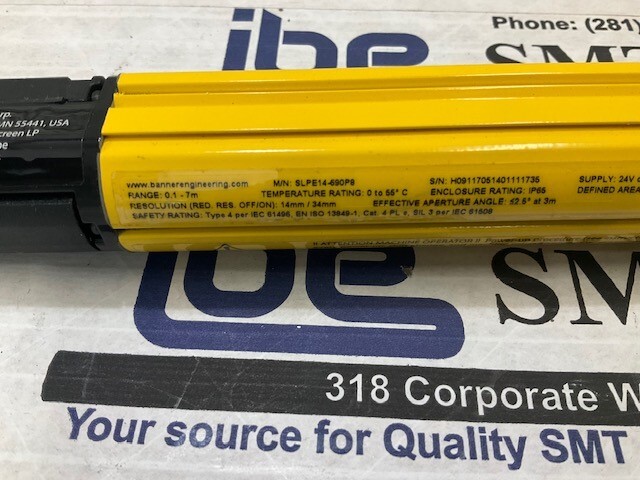 Banner EZ-Screen LP Light Curtain Transmitter - SLPE14-690P8 w/Warranty ...