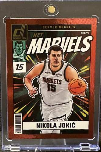 2024-25 Panini Donruss - Net Marvels Nikola Jokić #2 International Red ...