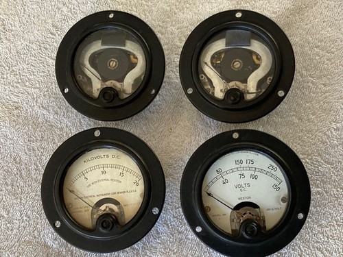 Weston Panel Meters Lot Model 301 Parts or Repair See Specs Below | eBay