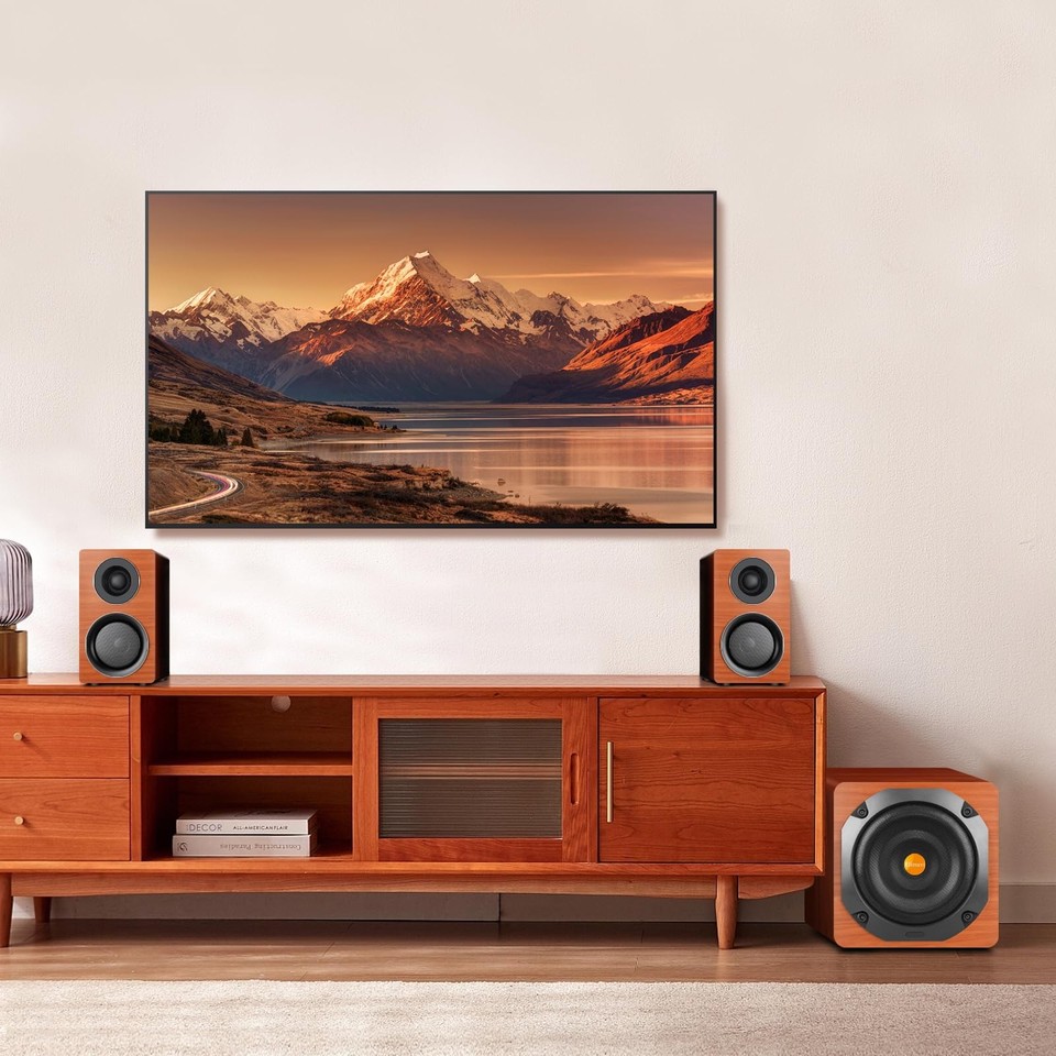 Computer Gaming Speaker System with Subwoofer, PC Desktop Monitor ...