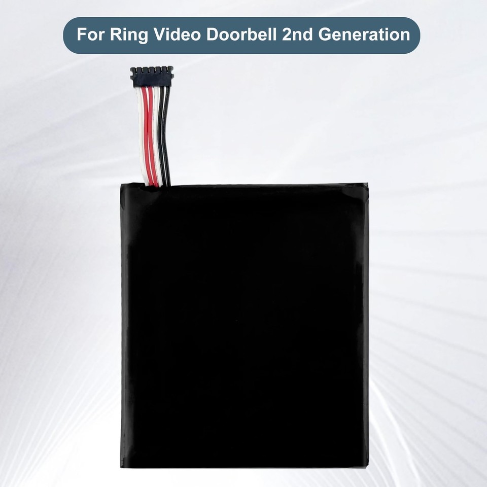 Replacement Battery S2 Compatible with for Ring Video Doorbell 2nd ...