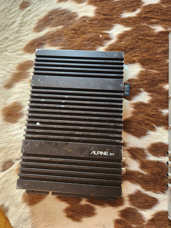 Alpine 2 Channel Power Amplifier Model Number 3517 Amp | eBay