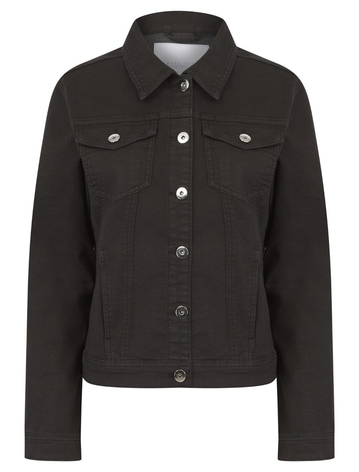 Womens Ladies Amara Reya Stretch Denim Jacket Soft Cotton Summer ...