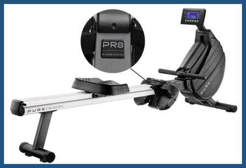 Pure Design Rower PR-8 PRESECIA Magnetic Air Indoor Rowing Machine ...