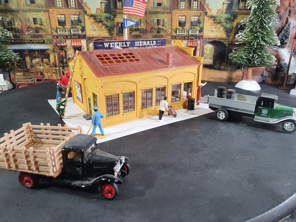 HO Scale Building Printing Station, Warehouse, Factory Substation ...