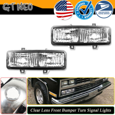 Clear Lens Corner Turn Signal Parking Light For Chevy GMC Van Jimmy ...