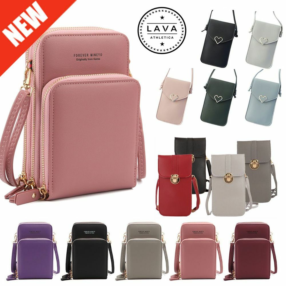 Women Touch Screen Cross-Body Cell Phone Purse Bag Shoulder Strap Pouch ...