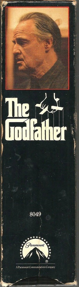 The Godfather VHS 1990 Marlon Brando Al Pacino James Caan Gangster ...