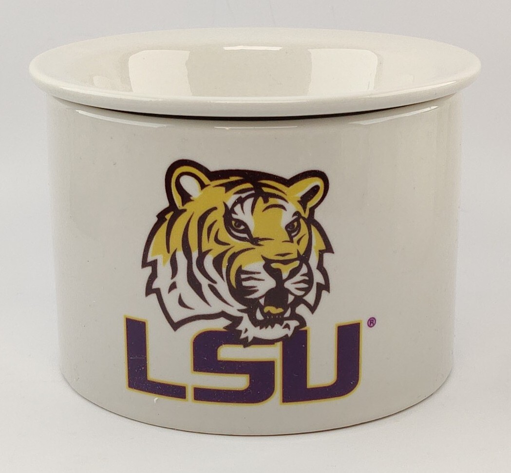 Highland LSU TIGERS LOUISIANA Decorative Ceramic Dip Chiller VTG ...