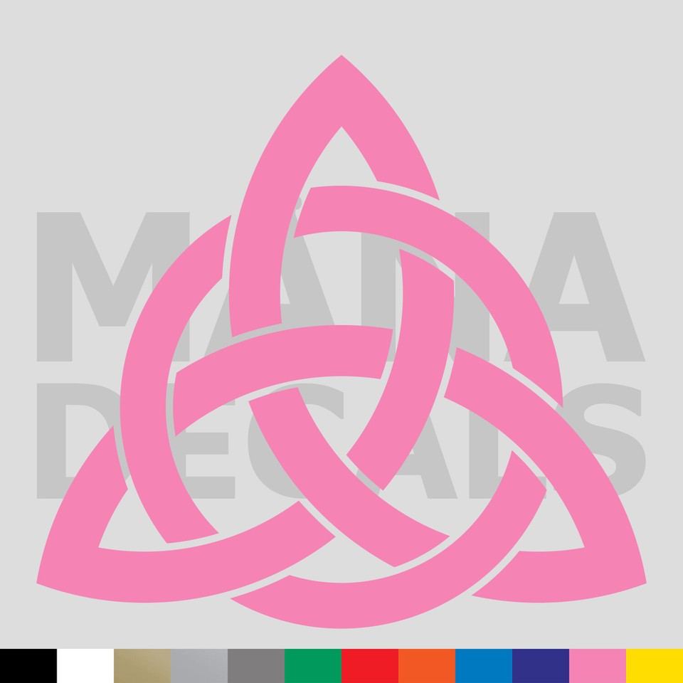 Trinity Vinyl Die Cut Decal Sticker - Triquetra Christian Religious ...
