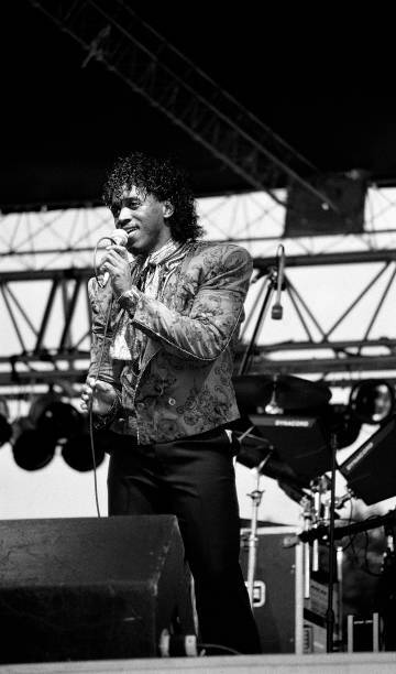 Reggie Calloway of Midnight Star in Washington Park 1987 OLD MUSIC ...