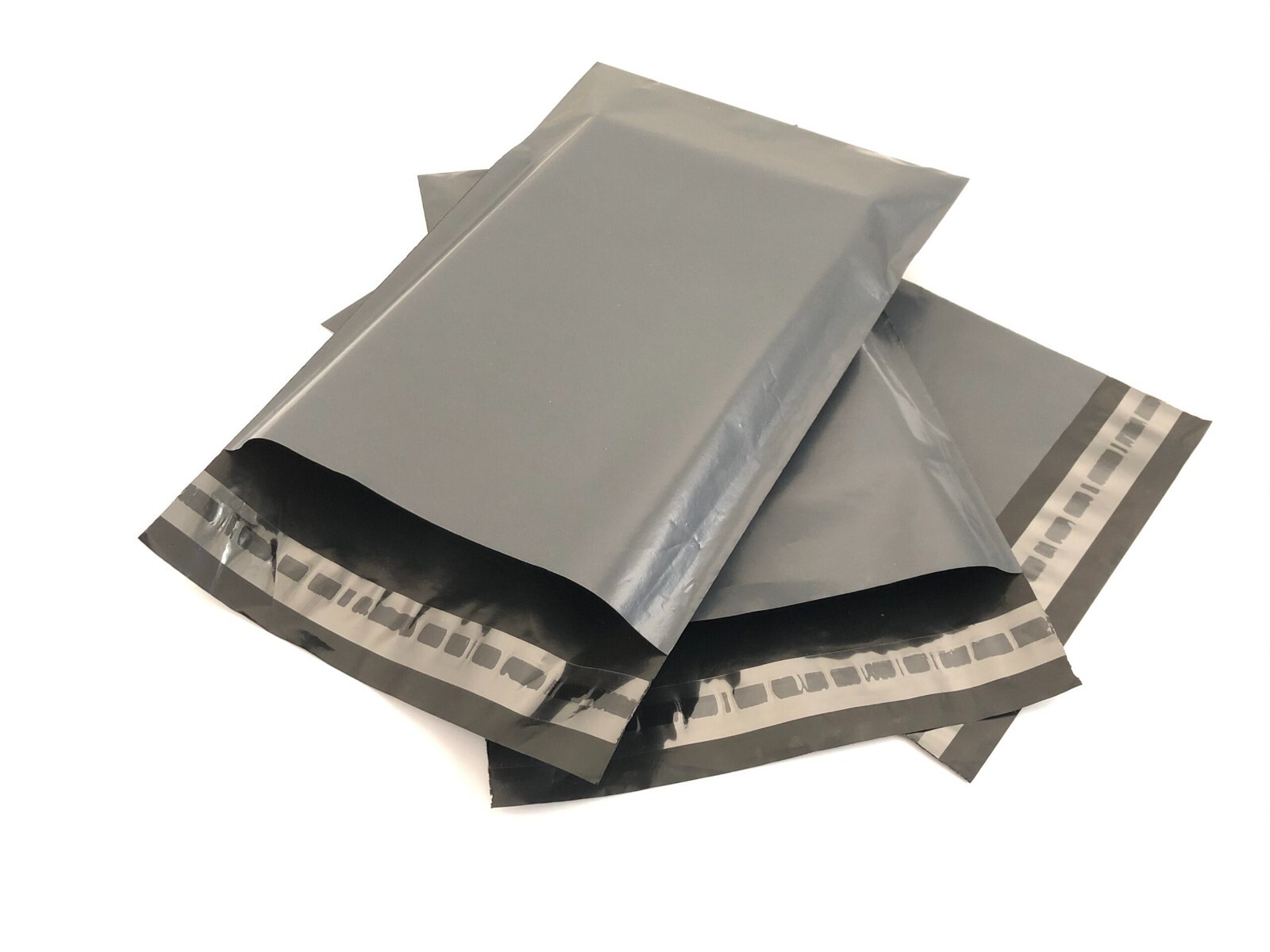50 Mailing Bags Mixed Sizes Postage Postal Grey Shipping Poly Plastic ...