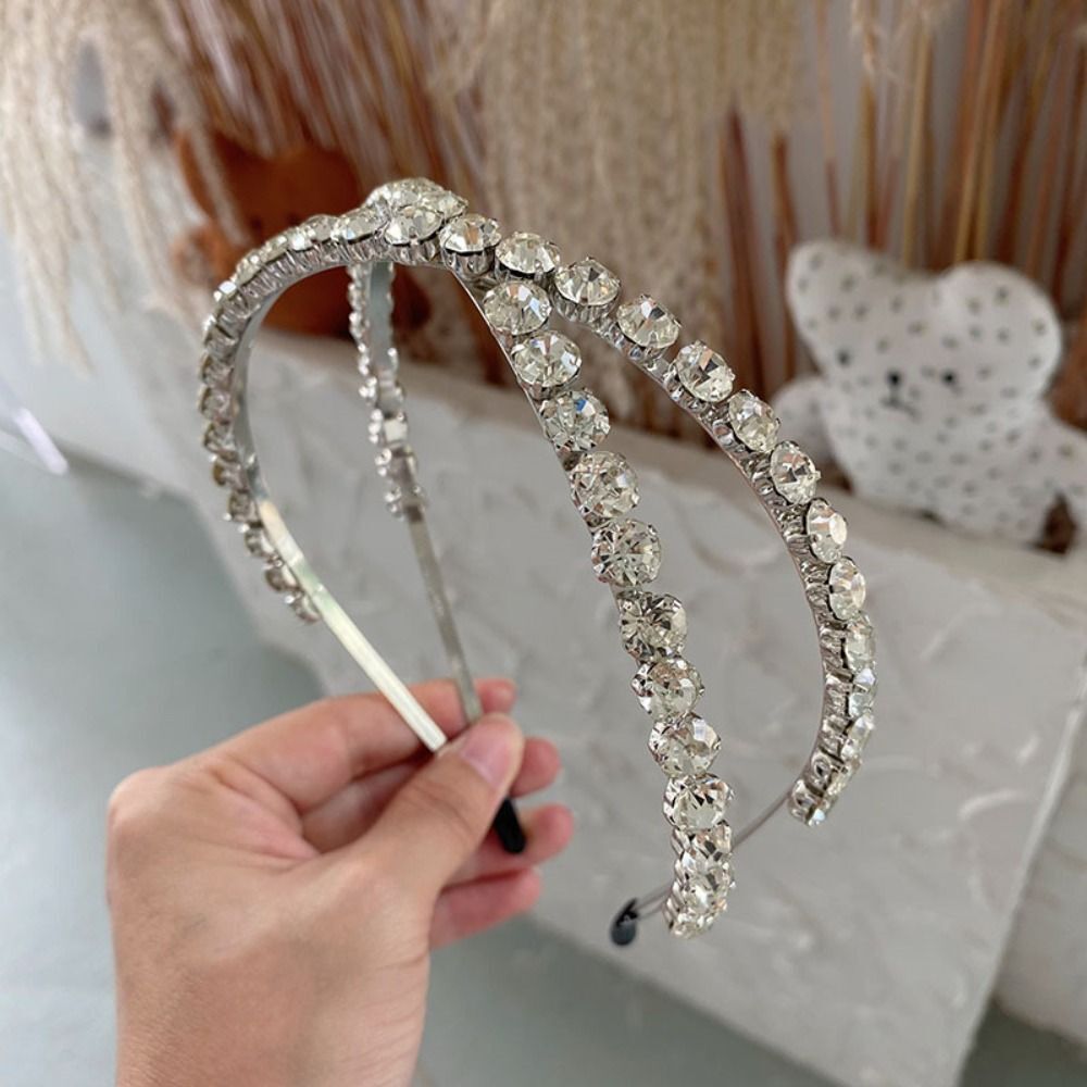 Wedding Women Cross Headband Bridal Tiara Crown Hair Band Hair ...