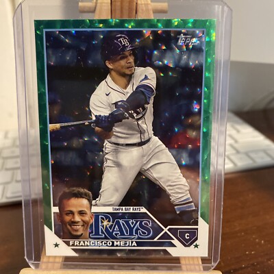 2023 Topps Update FRANCISCO MEJIA Rays #US61 Green Foilboard #/499 ...